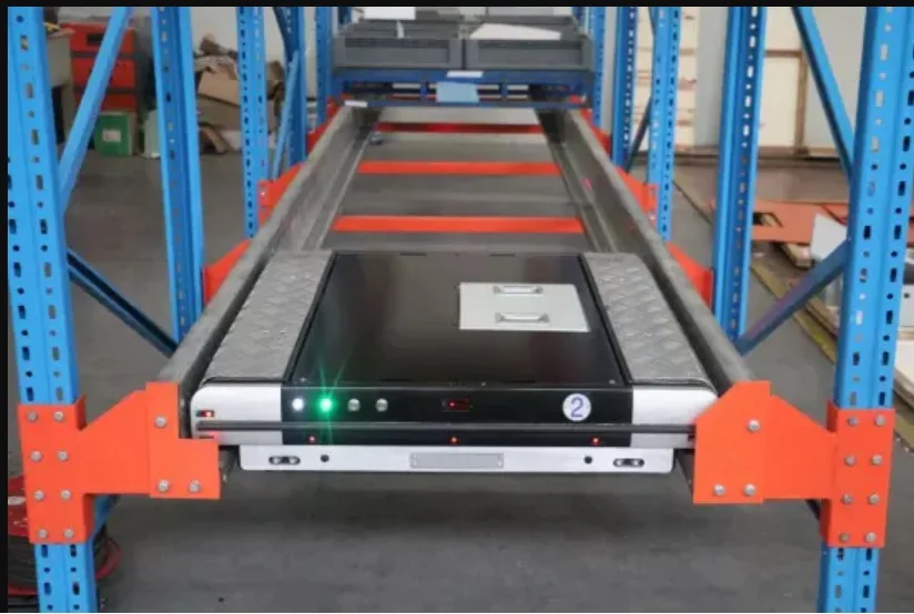 Automatic Pallet Shuttle With Introducing Stacker Crane Or Transfer Car ...