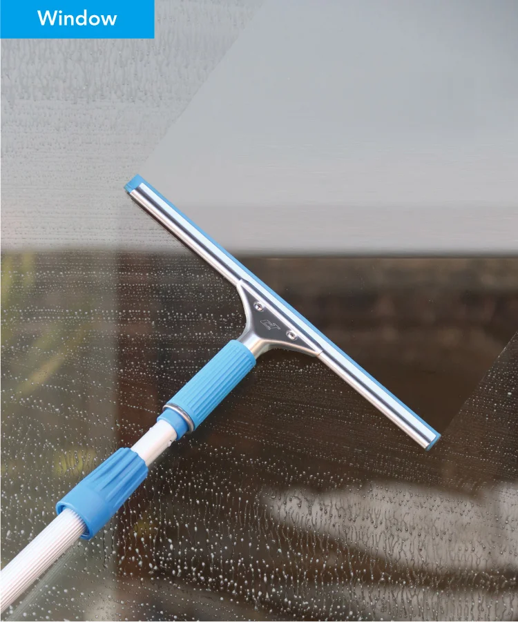 Professional window squeegee wiper rubber blade telescopic handle ... Professional window squeegee wiper rubber blade telescopic handle ...