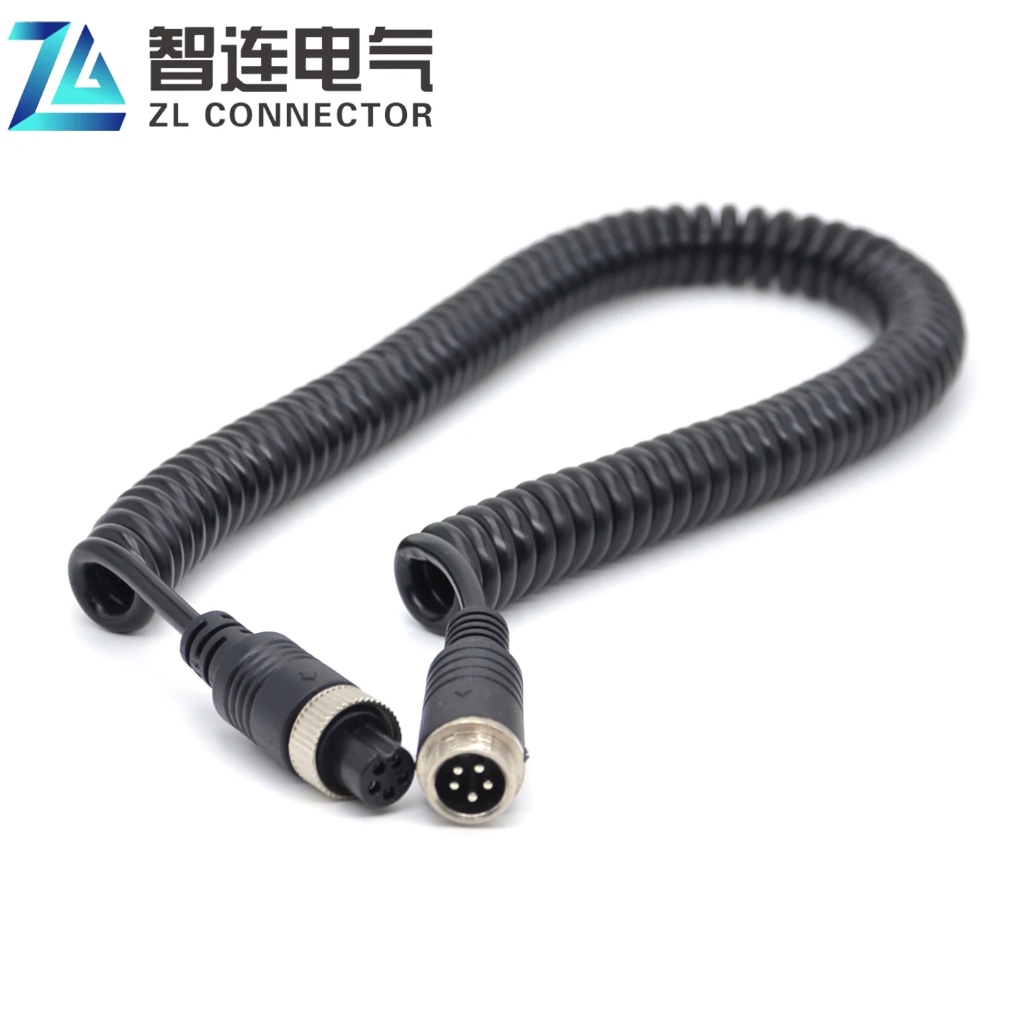 Black White Orange PU/PVC 2 3 4 5 6 8 12 Core Shielded Spring Cable ...