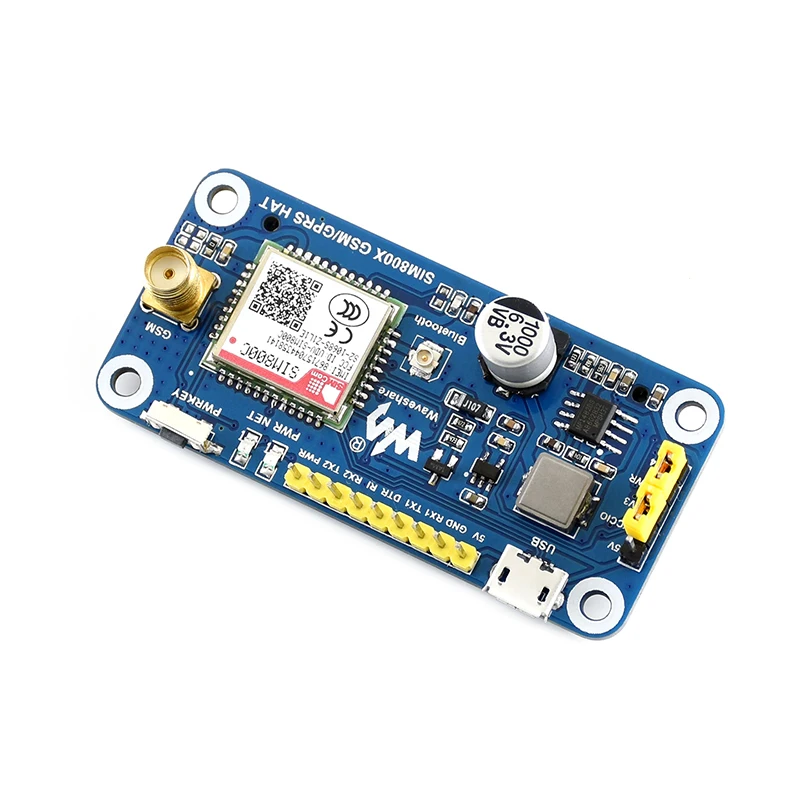 Módulo SIMCOM con función gsm/gprs SMS para placa de expansión Raspberry PI 2 SIM900 SIM800 ...
