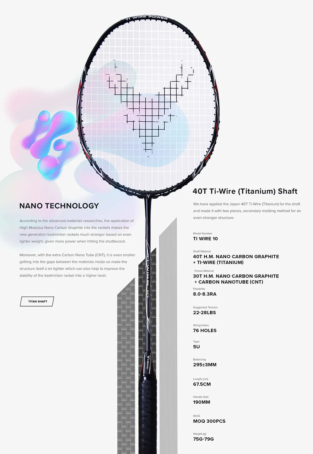 2020 Libotai Full Carbon Graphite Carbon Fiber Nanotube Ultra Light ...