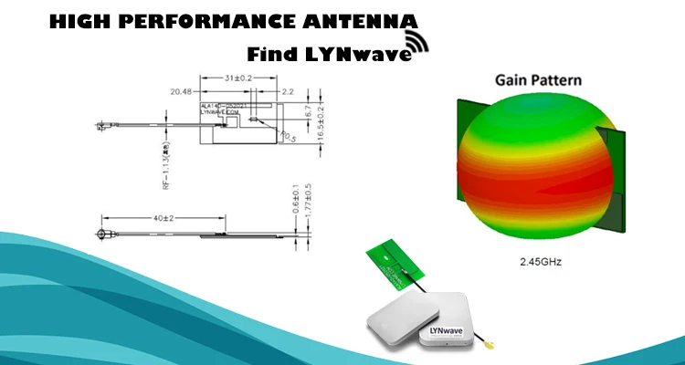 2.4g Internal Pifa Ipex Cable Pcb Wifi Antenna - Buy Pcb Wifi Antenna ...