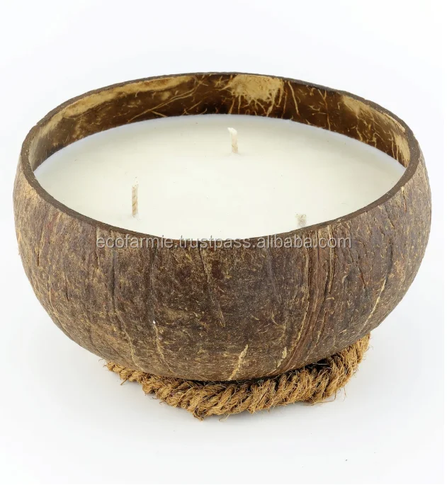 Natural Wax Candle In Shells/ Coconut Shell Candles From Vietnam - Buy ...