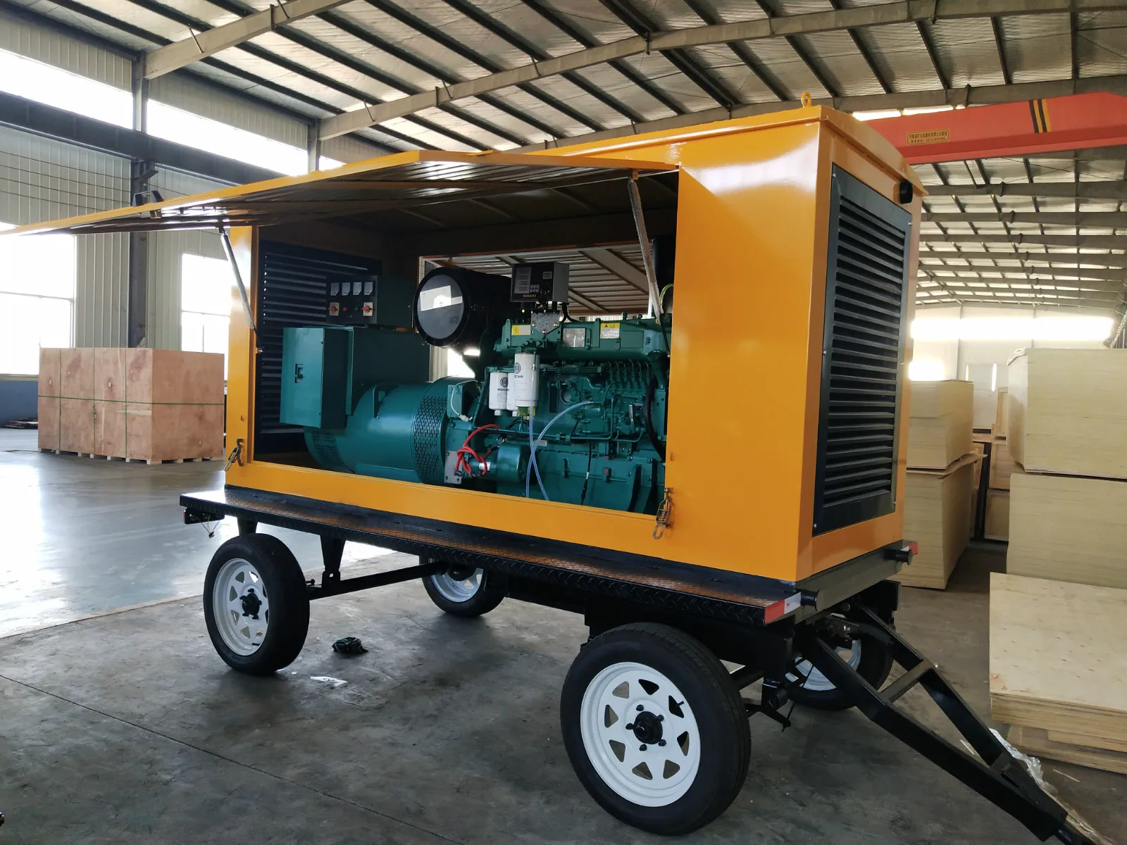 Factory Price Trailer Mounted Diesel Generator - Buy Trailer Mounted ...