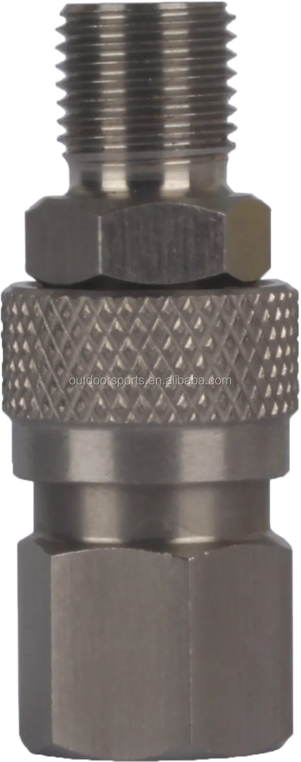 New Paintball Rifle Pcp Female M10 To Male High Pressure Brassl Adapter ...