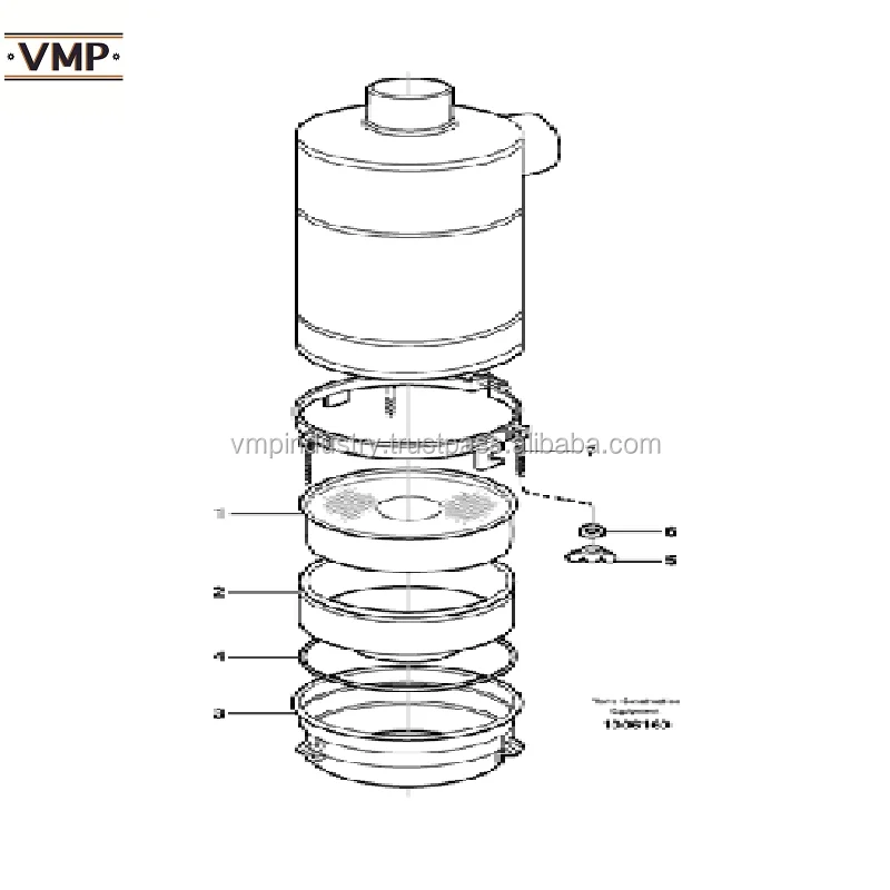VOE11110614 - Oil Bath Air Cleaner for Volvo Articulated Haulers