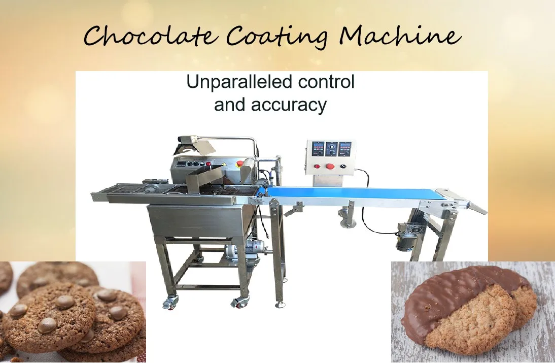 Small Chocolate Enrober Machine - High Efficiency Tempering