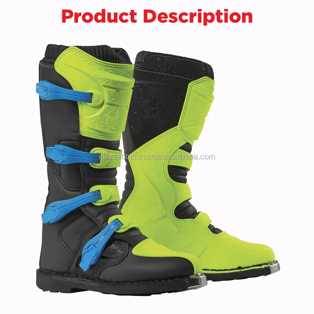 Custom Colour Leather Motorcycle Boots Moto Racing Motocross Boots ...