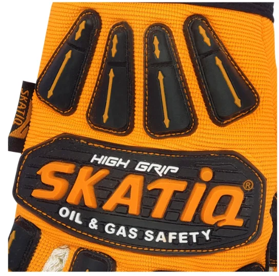 Oil And Gas Safety Cotton Impact Gloves Cut 2 - Buy Impact Resistant ...