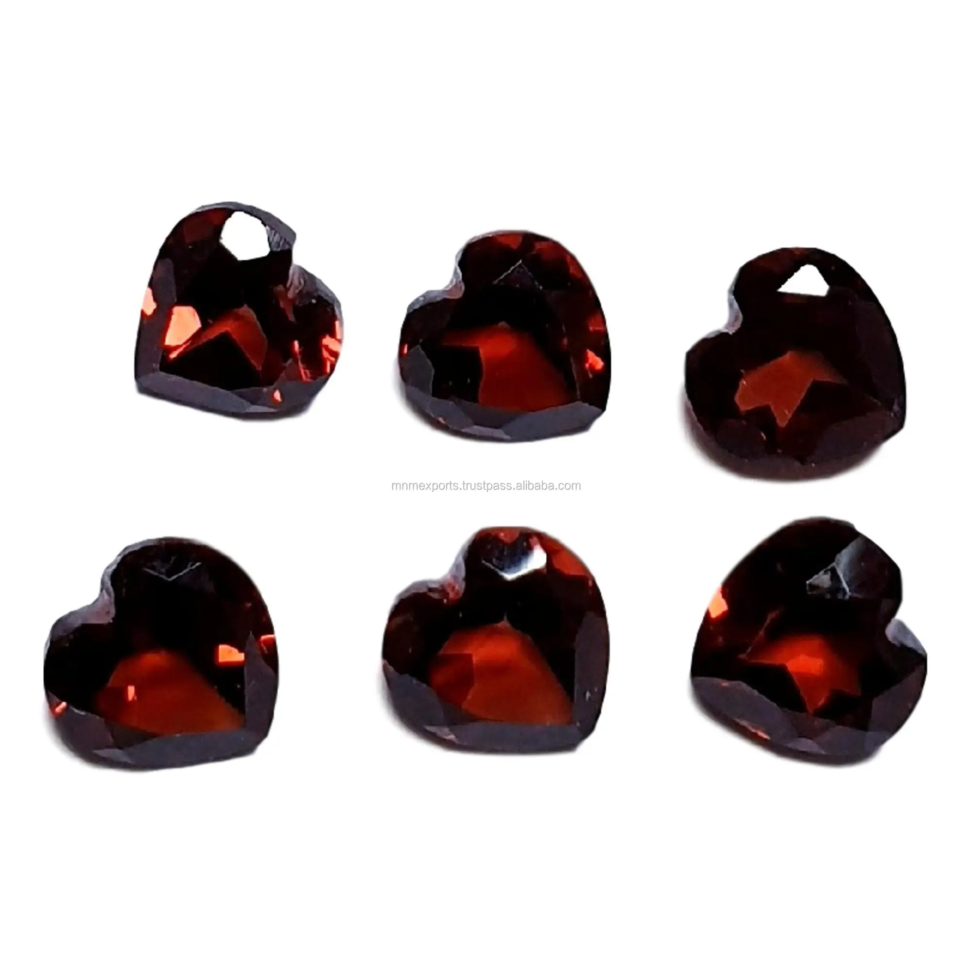 Emerald Cut Or Step Cut Calibrated Red Garnet Gemstone Eye Clean ...