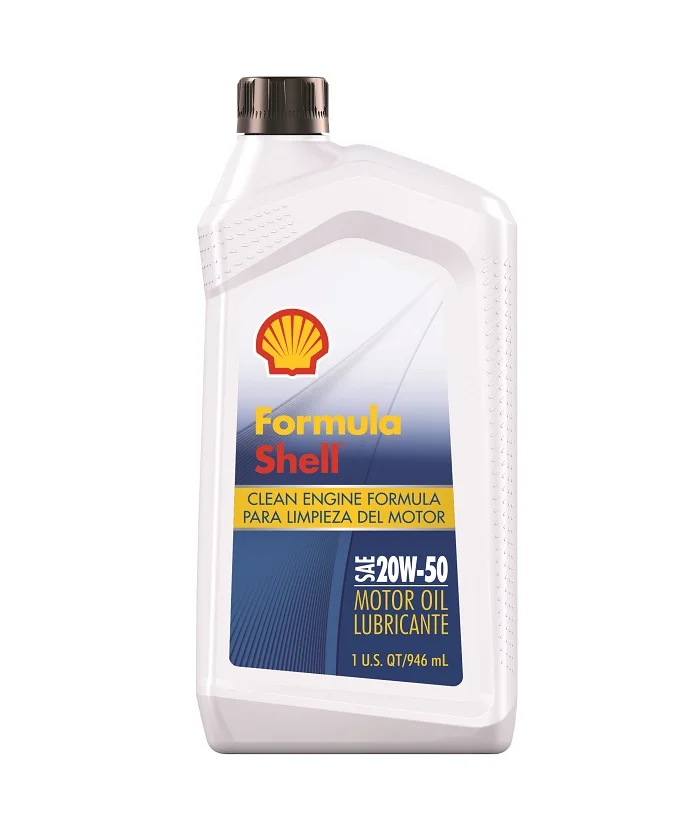 Shell 20W-50 Motor Oil - Durable Lubrication for Engines
