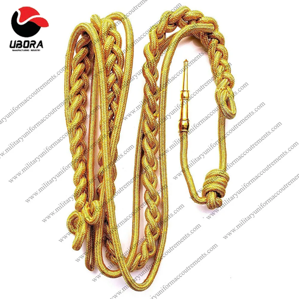 Usaf Honor Guard Dress Aiguillette Shoulder Cord- Silver Luminette ...