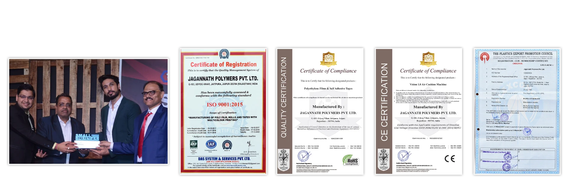 Company Overview - JAGANNATH POLYMERS PVT LTD