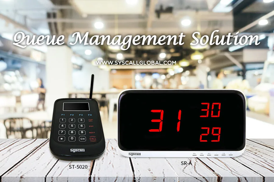 Syscall ST-5020 Queue Management System for Cafes & Restaurants