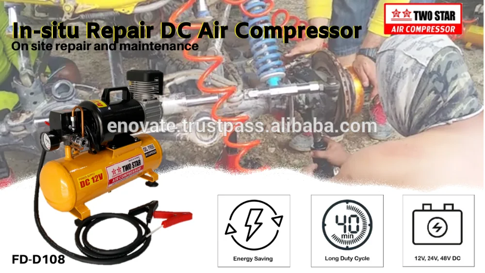 12v High Efficiency Weatherproof Long Duty Cycle Dc Oil Free ...