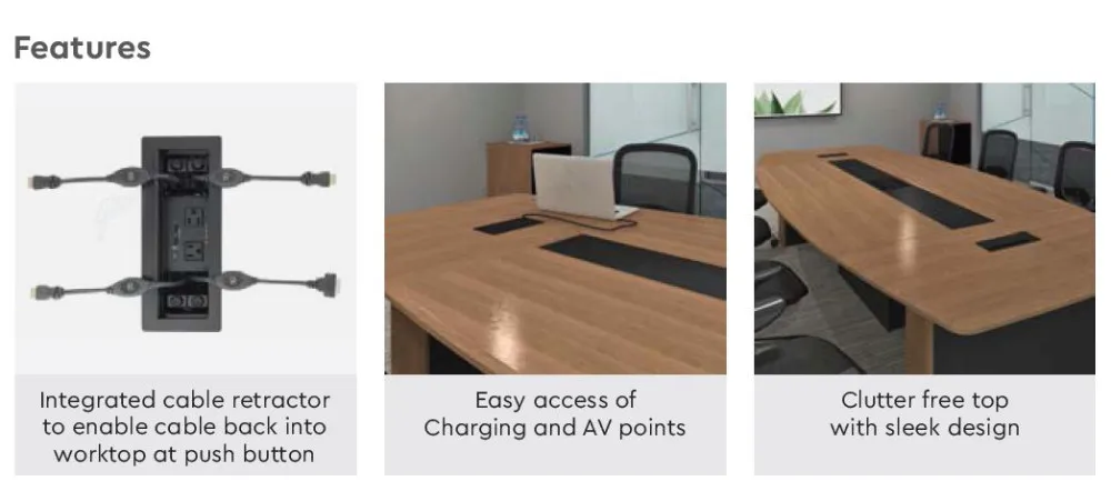 Conference Table by Godrej Intrio - Optimize VC Spaces