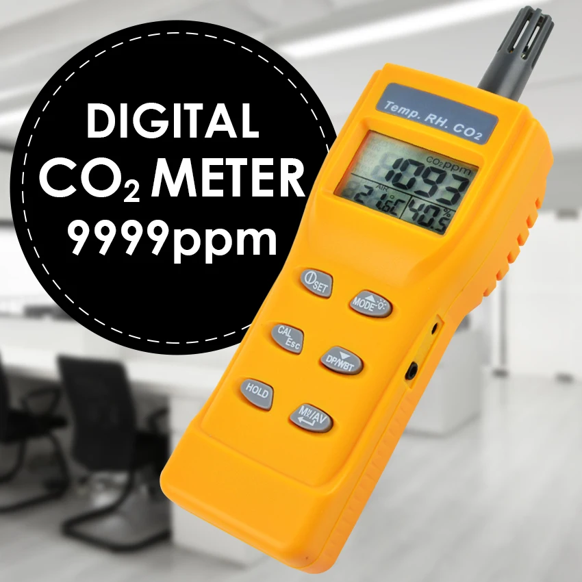 Digital Carbon Dioxide Monitor - Precision & Reliability