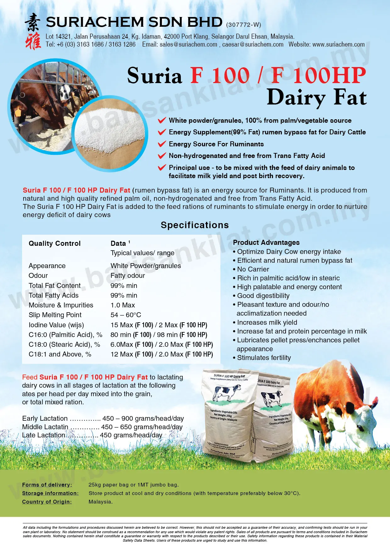 Palm Rumen Bypass Fat for Ruminants - Premium Quality