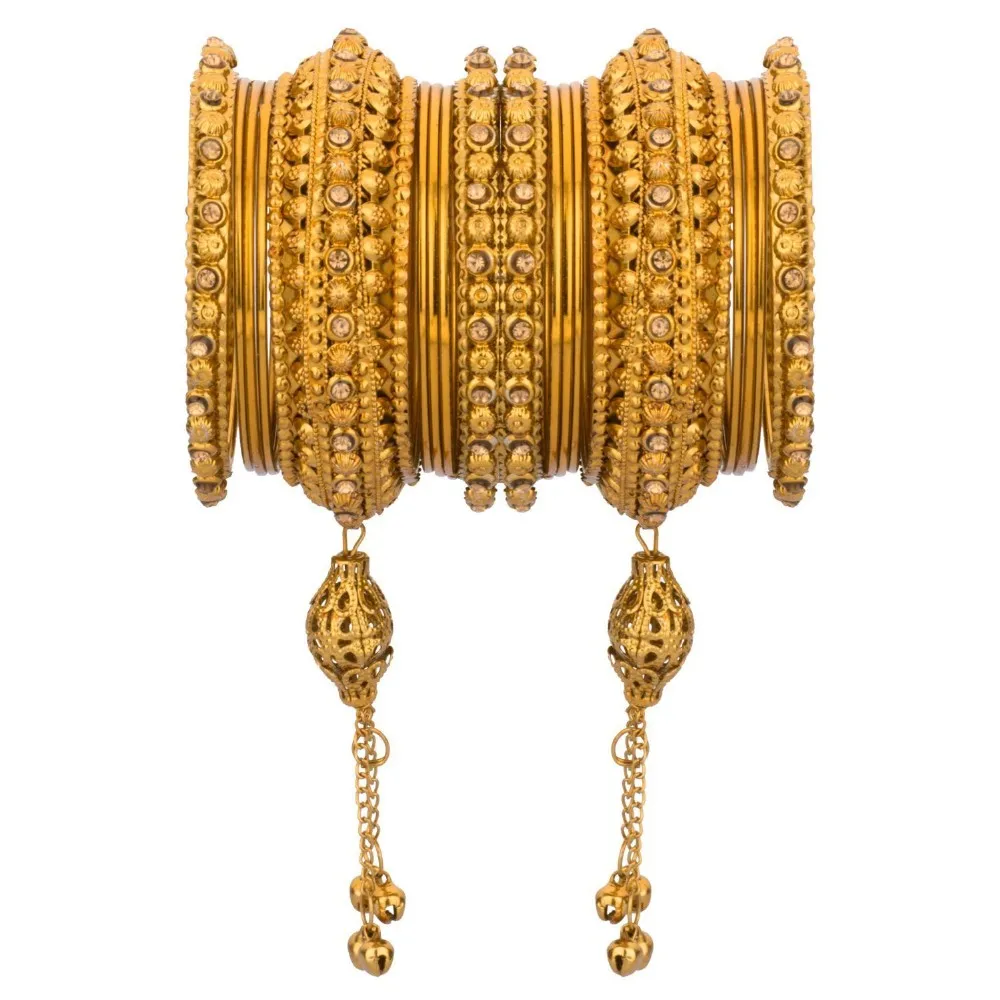 Antique Boho Vintage Gypsy Tribal Indian Oxidized Gold Plated Goden ...