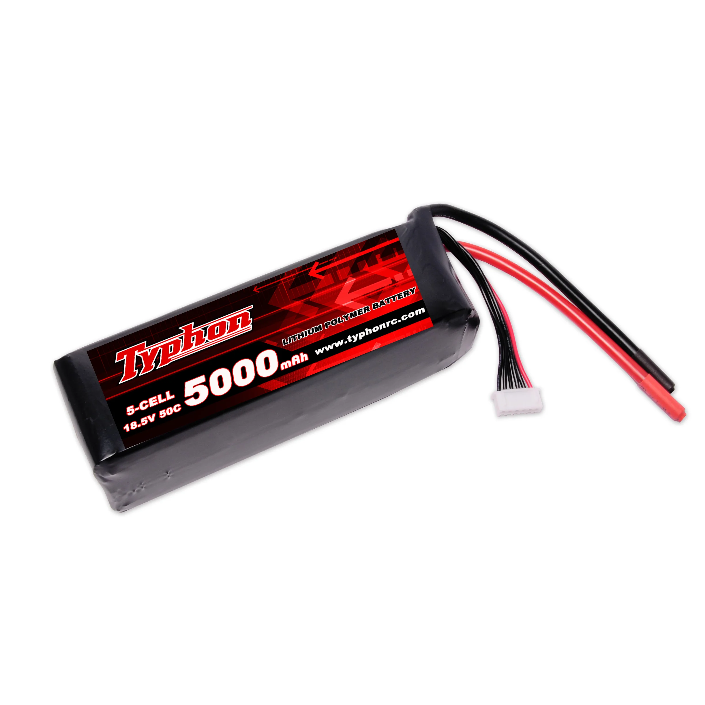 5S 5000mAh 50C LiPo Battery Pack 18.5v 5 Cells 92.5wh RC Batteries with ...