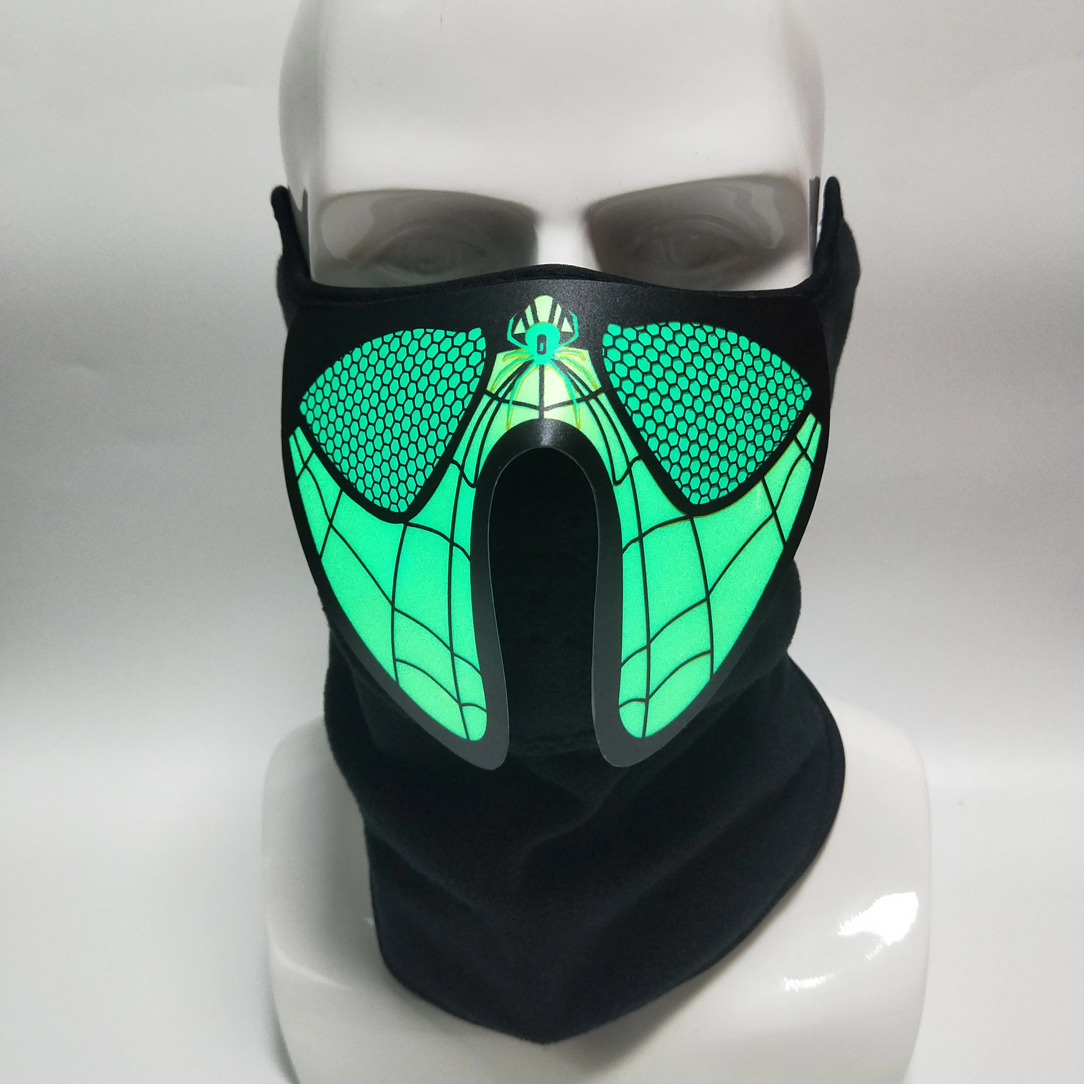 Special Led Sound Activated Panel Mask Music Rhythm Mask For Halloween ...