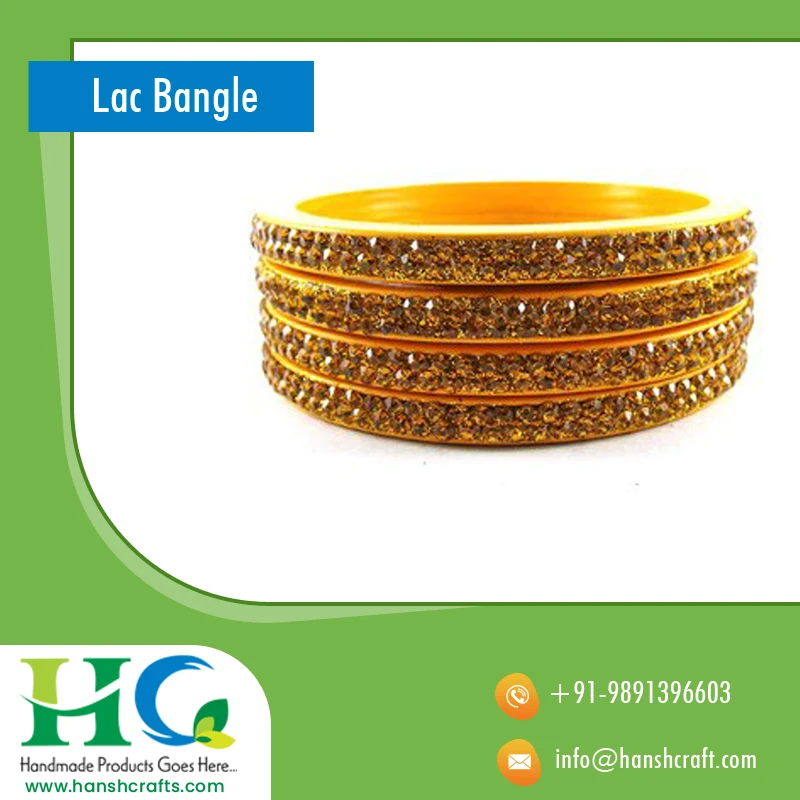 Jaipuri Lakh Lac Bangle Design - Custom Size & Pattern