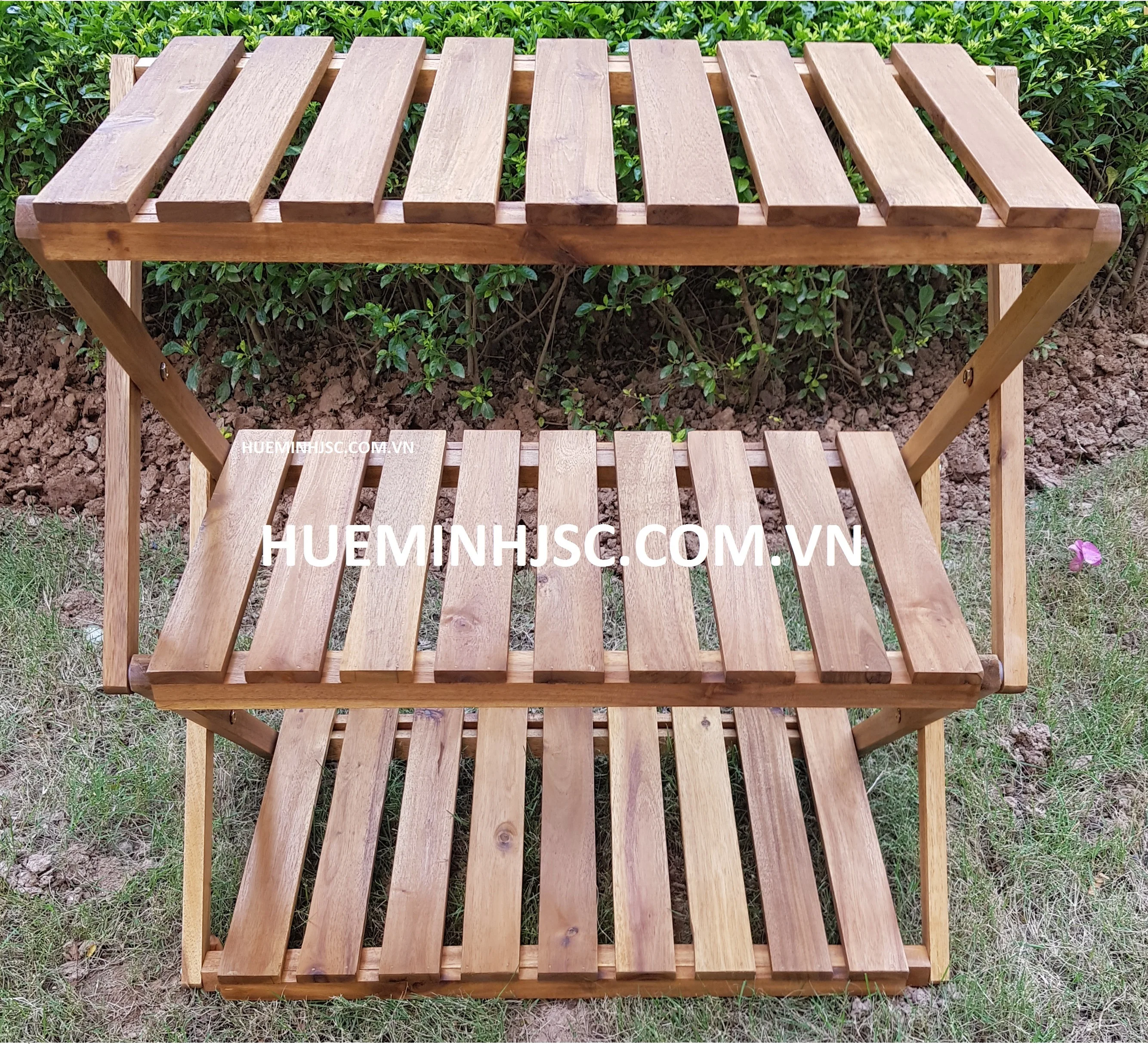3 Tier Step Design Plant Stand - Perfect for Indoor & Outdoor