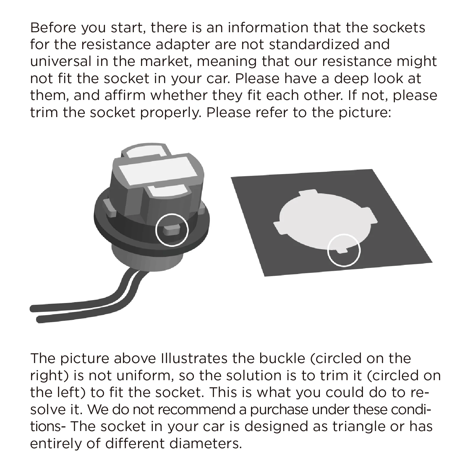 1156 Led Load Resistor Kit 50w 6 Ohm Headlight Bulb Relay Harness ...