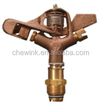 Brass Impact with Dual Nozzle - 1/2" MPT Inlet Sprinkler