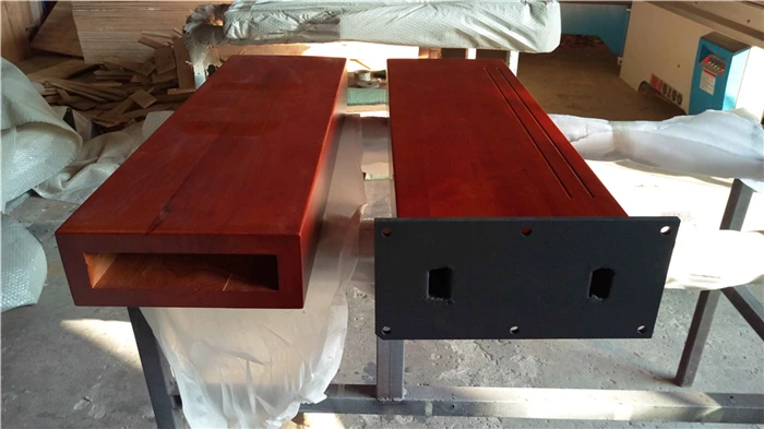 Hidden Stringer Wooden Treads - Box Floating Straight Stairs