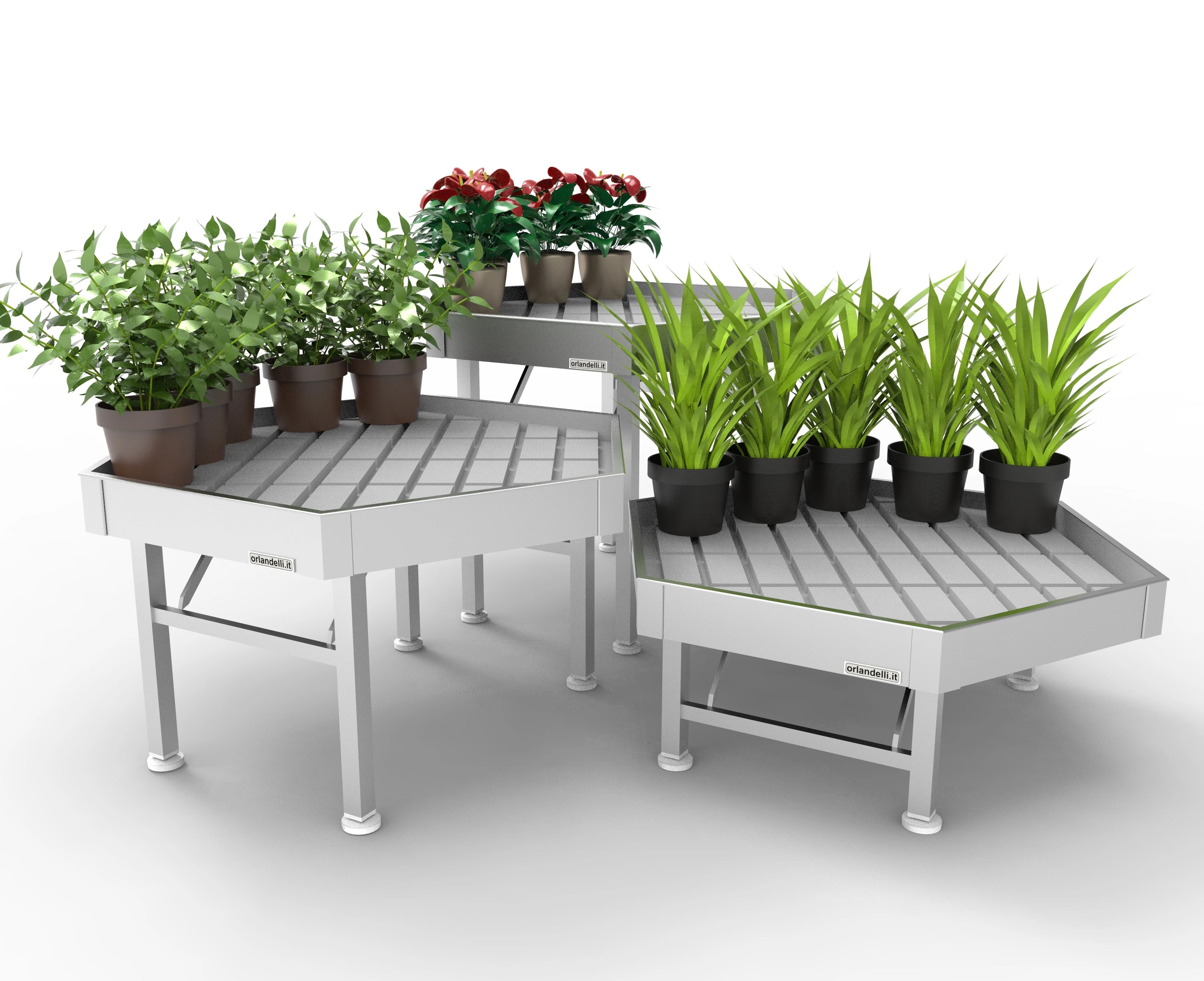 High Quality Hexagonal Display Set Ebb & Flow Plants And Flowers ...