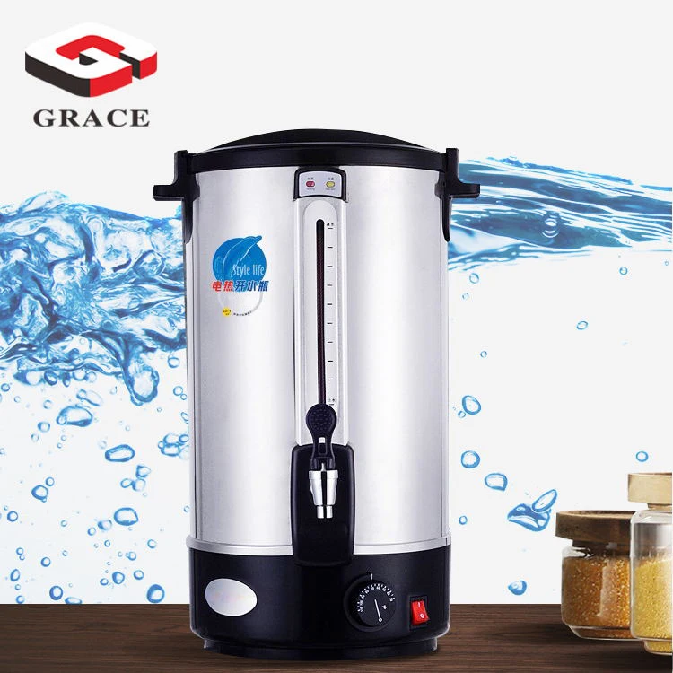 Commercial Barrel Electric Hot Water Bucket Milk Tea Barrel Stainless ...