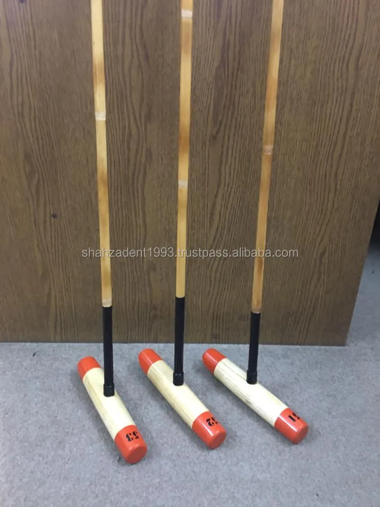 Root Cane Polo Mallet Stick - Tapered Shaft with 4/5 Knots