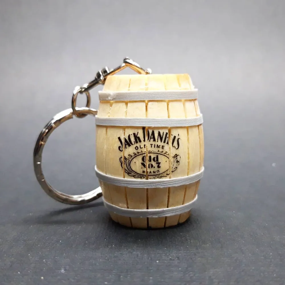 Wooden Barrel Keychain With Custom Logo - Buy Wood Gifts,Keychain,Wood ...