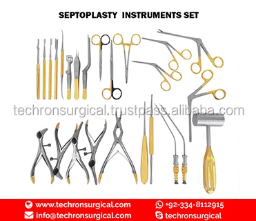 Nasal Septoplasty Instruments Set, View Nasal Airway Surgery ...