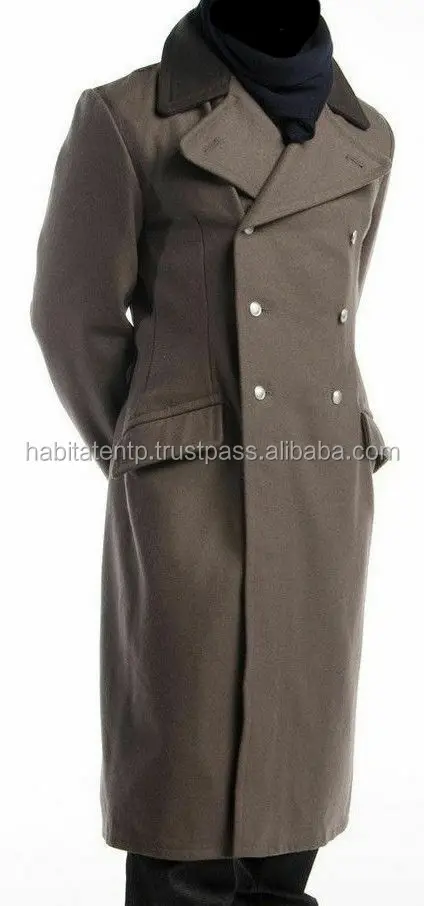 Brand New German Wool Greatcoat - Winter Coat Grey Quality
