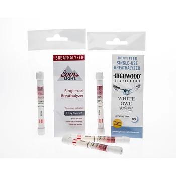 Test And Drive Disposable Breathalyzer Alcohol Tester Tube For Sale ...