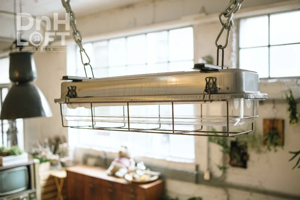 T8 Led Vintage Loft Pendant Ceiling Fluorescent Light Fixture - Buy ...