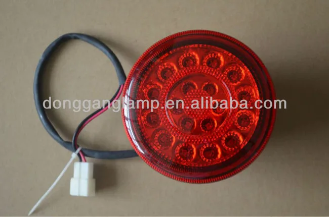 ECE E9 Rear Lamps 120mm Round LED Light 24v for Buses