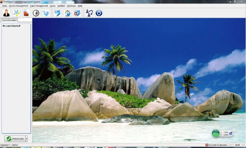 YGS Hotel RFID Encoder - Wireless Smart Card Reader USB