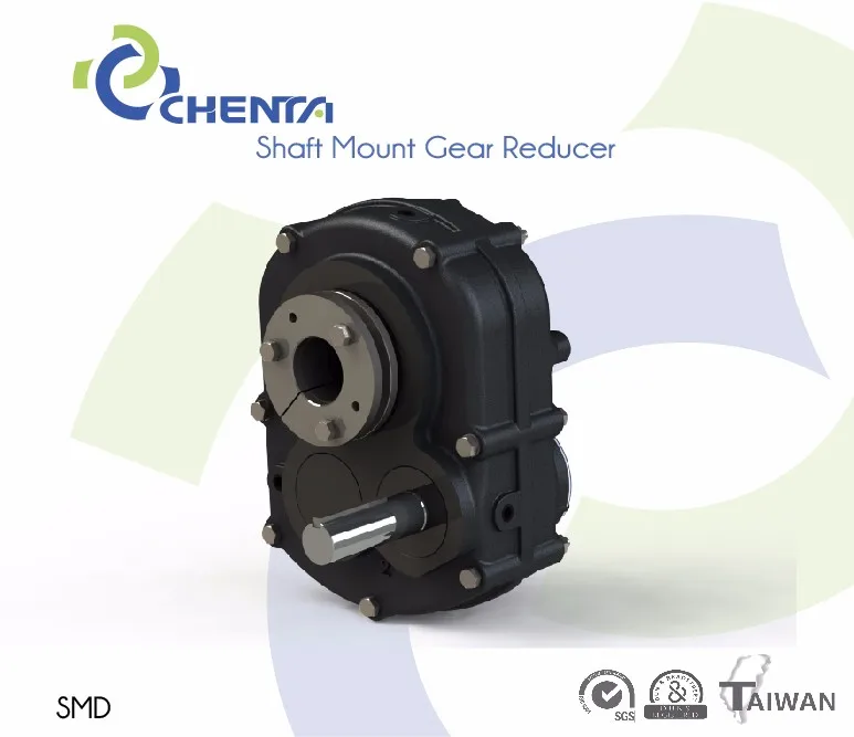 Customized Extension Shaft Mounted Gear Box Reducers 11kw Helical ...