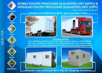 Mobile Poultry Processing (slaughter) Unit - Buy Mobile Poultry ...