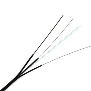 Cheap FTTH Fiber Optic Cable - 2 Core Single Mode Fiber Drop Wire for ...