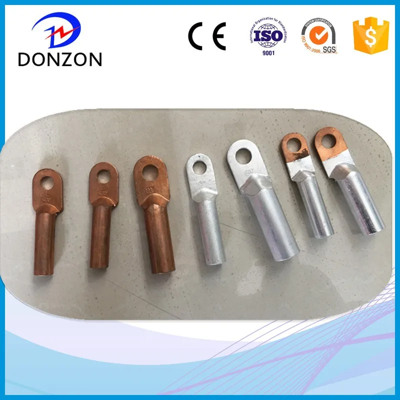 Crimp Type Aluminum Copper Welding Bimetal Cable Terminals / Electrical ...