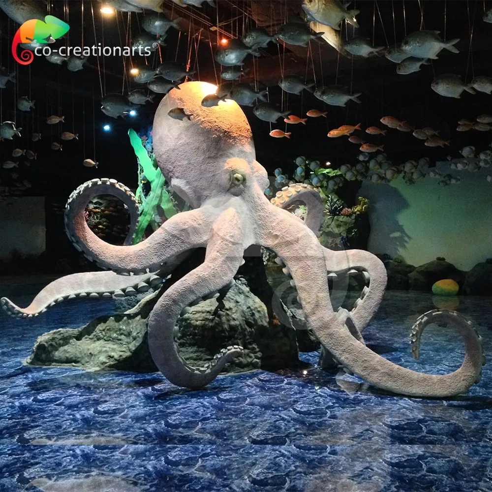 Marine Fiberglass Animal Statue Octopus Sculpture - Buy Life Size ...