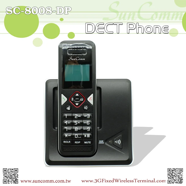 Sc-8008-dp Dect Cordless Sim Card Home Phone 16 Languages Menu - Buy ...