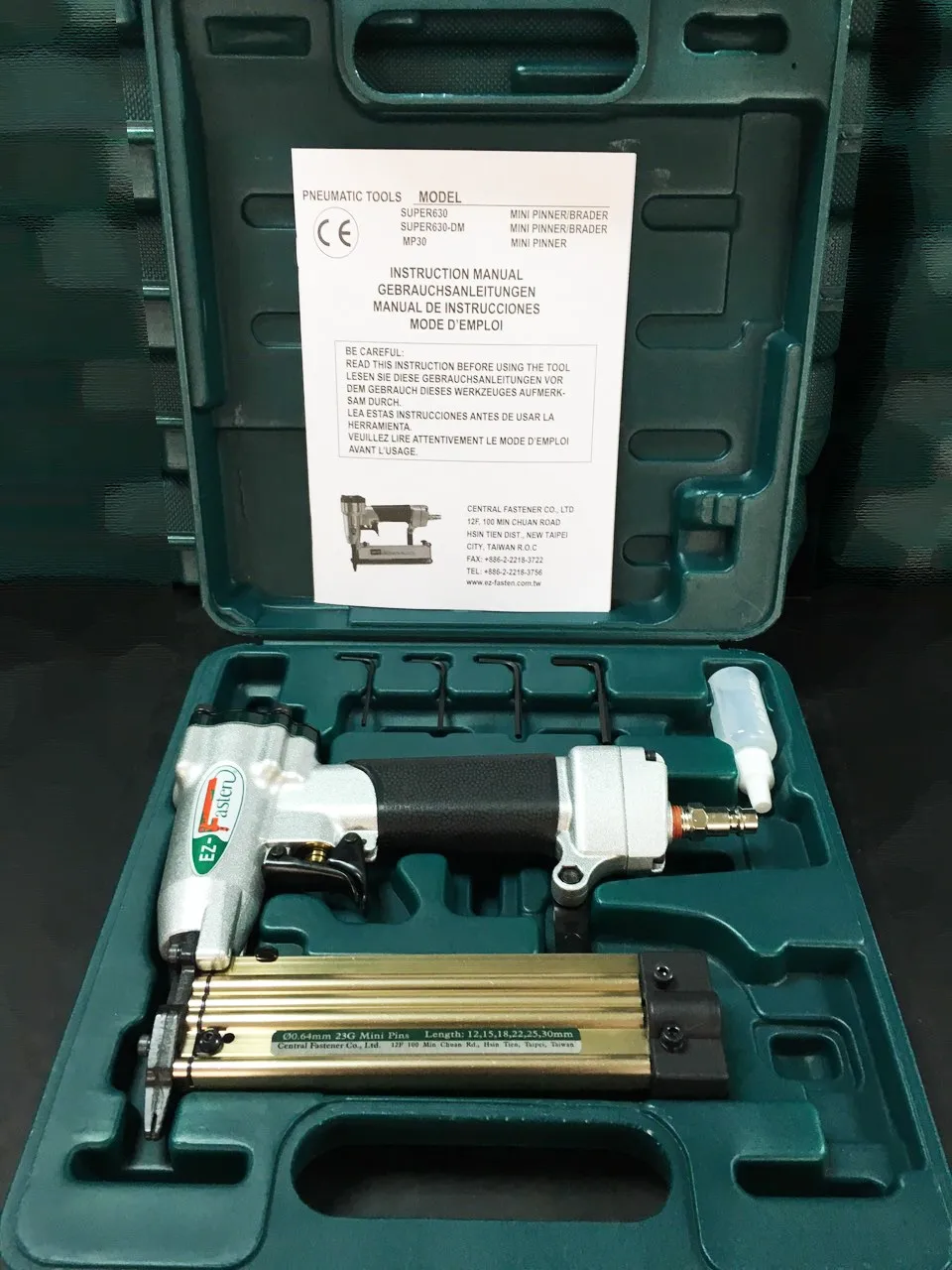 Excellent Balance 23 Gauge Pin Nail Gun Pin Gauge 23 Pneumatic Pinner ...