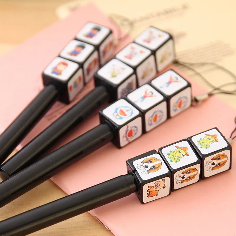 Wholesale Promotional Plastic Bulk Ballpoint Pens Rubik's Cube Plastic ...