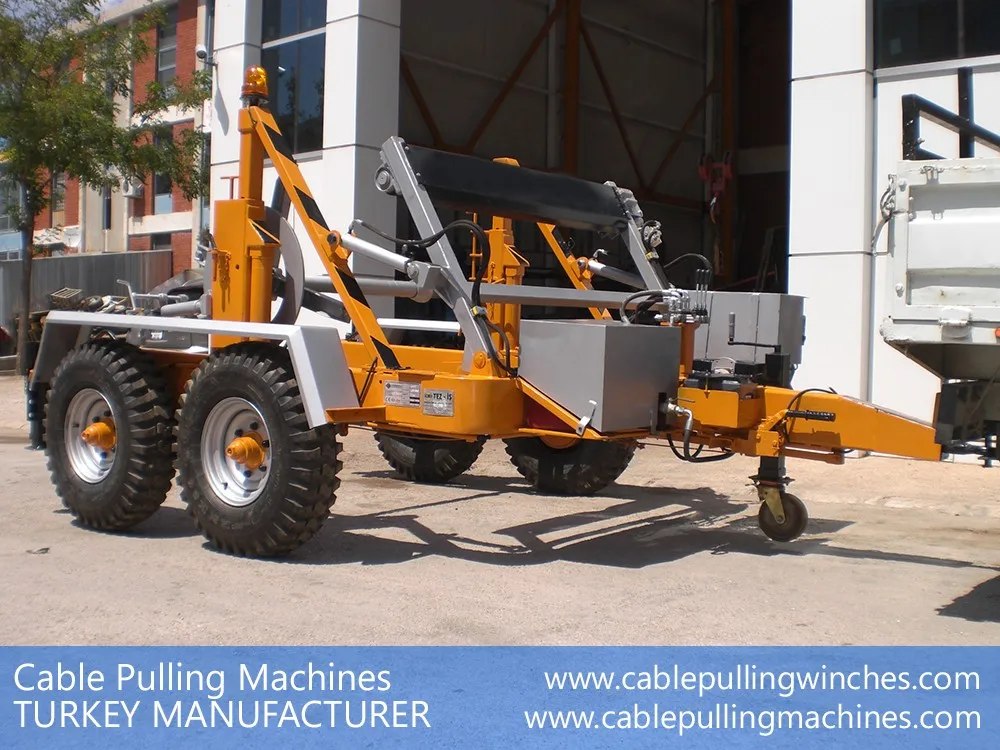 Buy New 10 Ton Hydraulic Cable Pulling Winches And Trailers ...