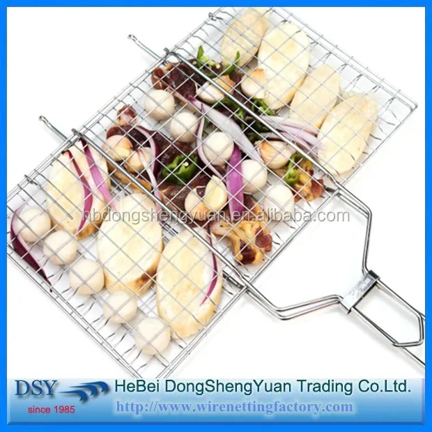 304 Stainless Steel Barbecue Wire Mesh Hot Sale Portable Folding ...